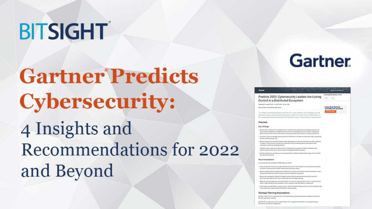 Gartner® Predicts Cybersecurity: 4 Insights & Recommendations for 2022 ...