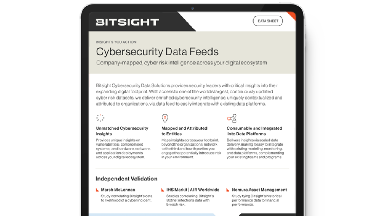 Cybersecurity Data Management Software | Bitsight