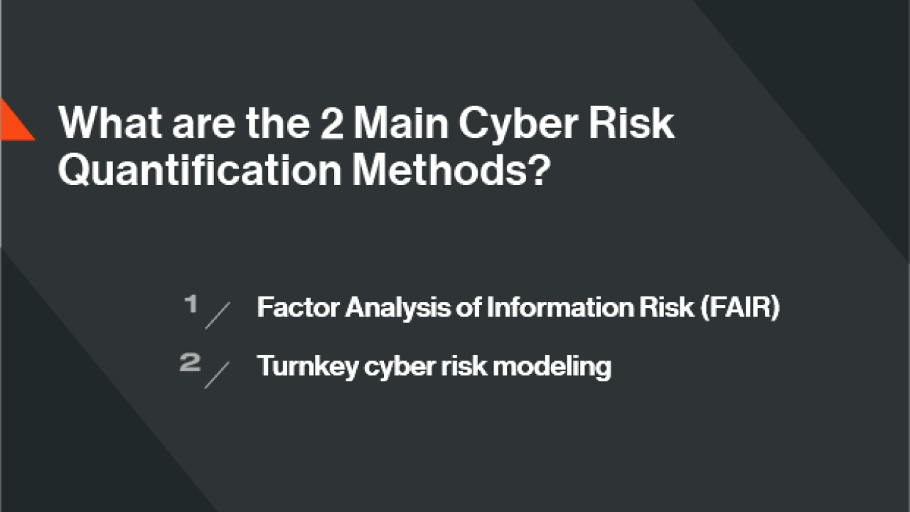 Cyber Risk Quantification Methods & How to Choose One