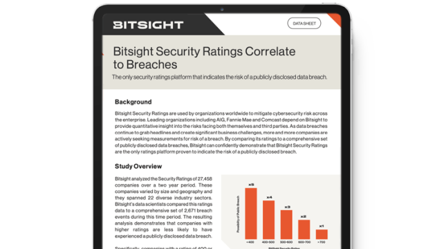 Cybersecurity Data Management Software | Bitsight